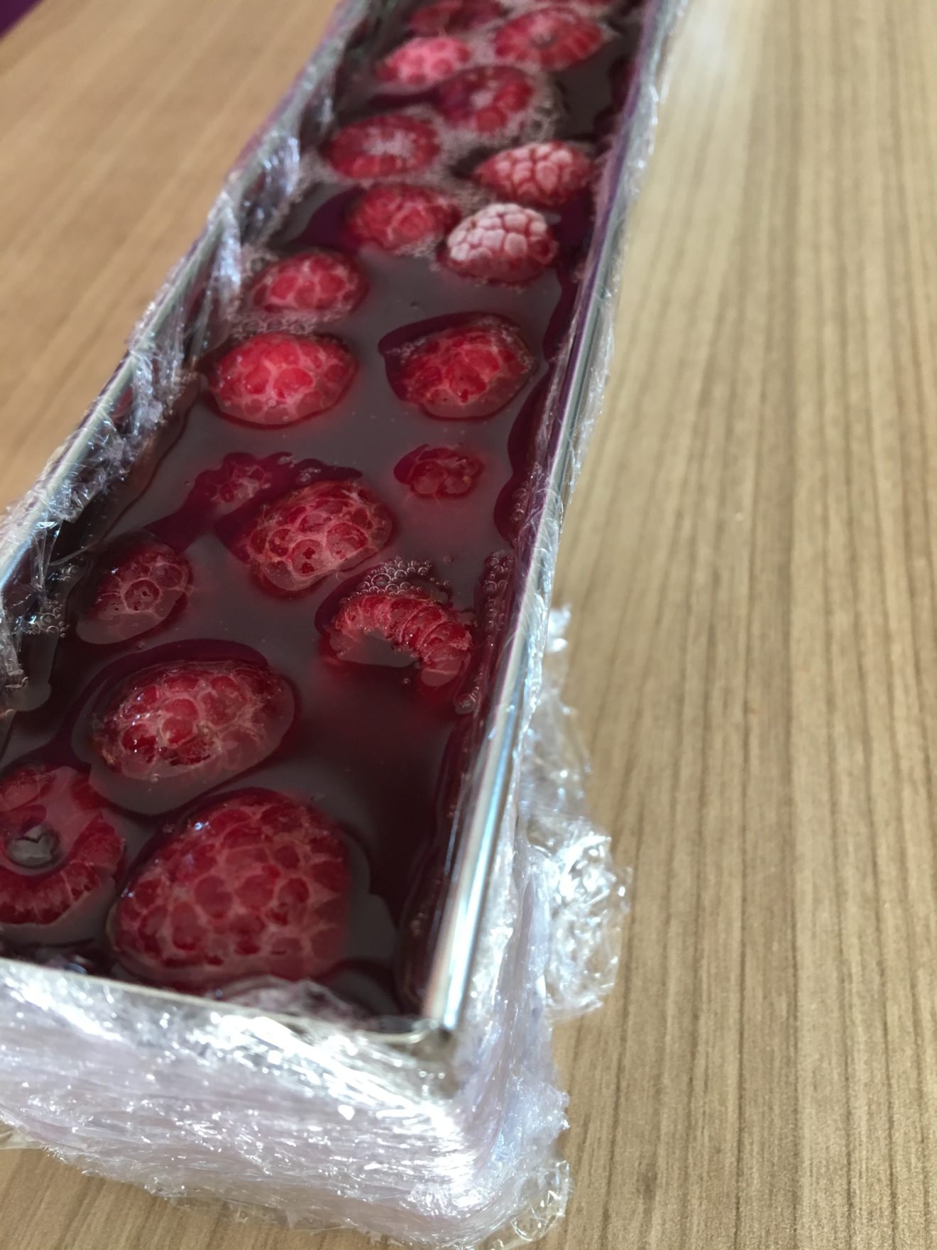 Bûche Choco / Framboises - Katia au Pays des Gourmands