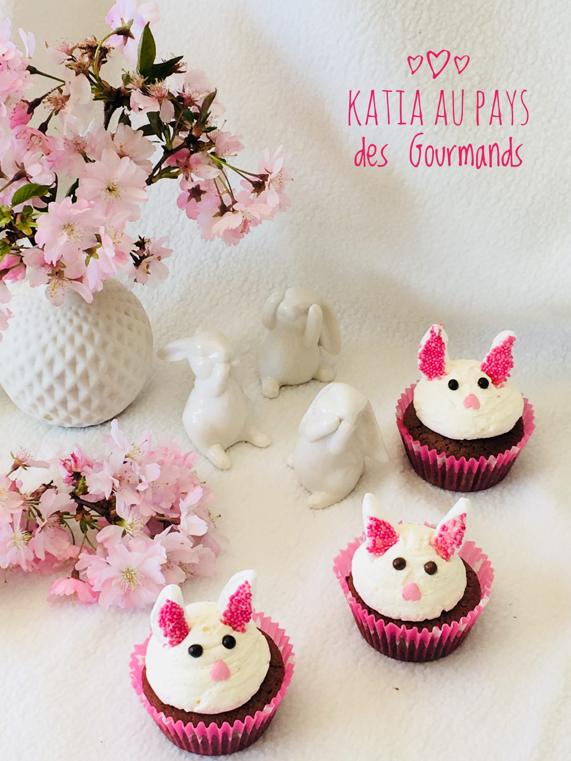 Cupcakes choco / beurre de cacahuète - Katia au Pays des Gourmands