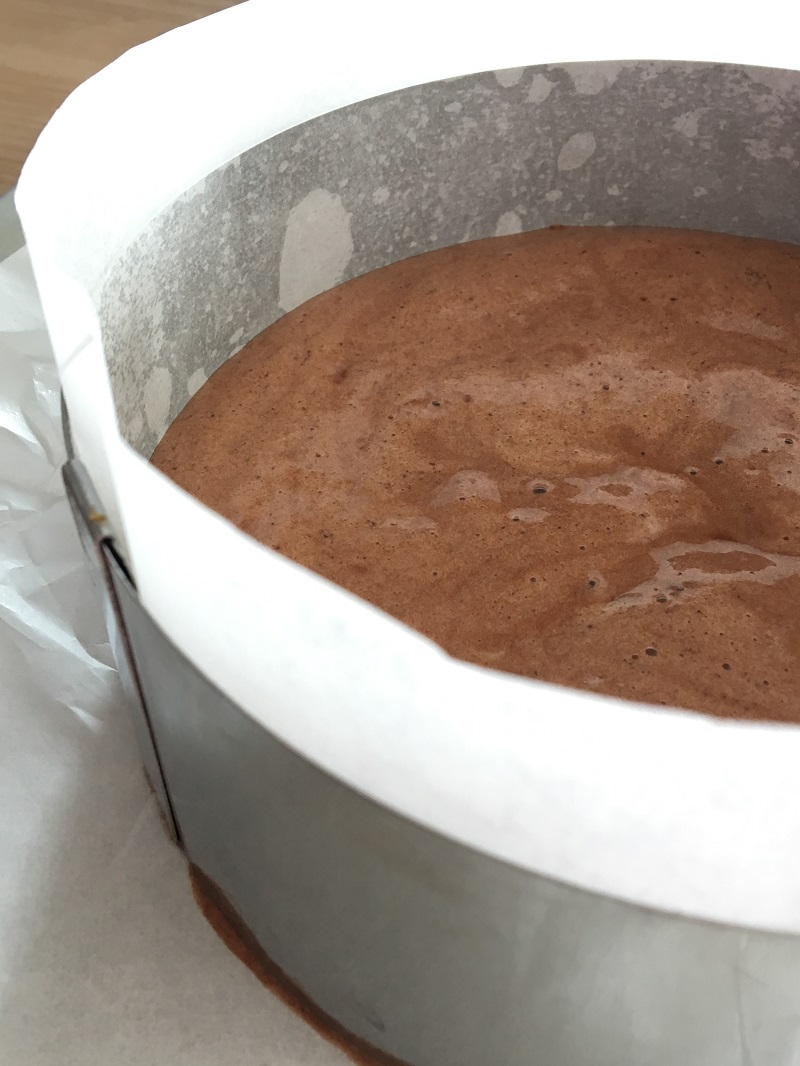 Gâteau choco/fruits rouges - Katia au Pays des Gourmands