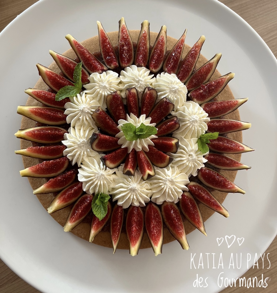 Tarte fine aux figues - Katia au Pays des Gourmands