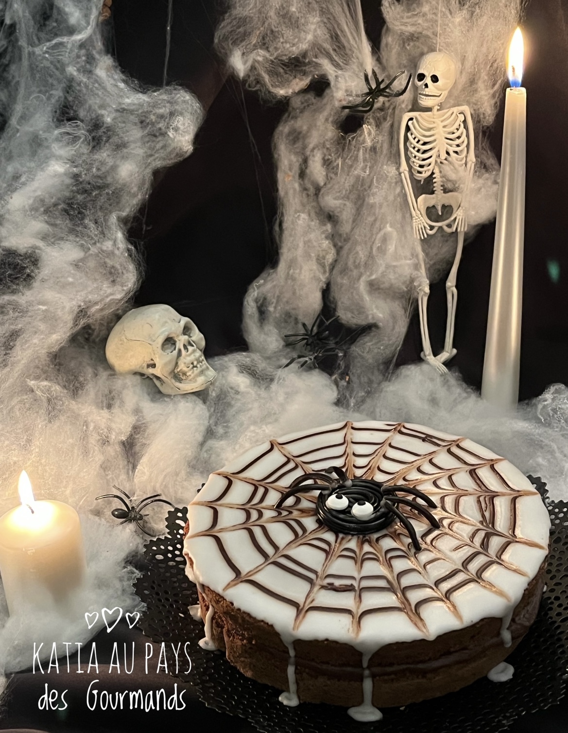 Gâteau choco d'Halloween - Katia au Pays des Gourmands