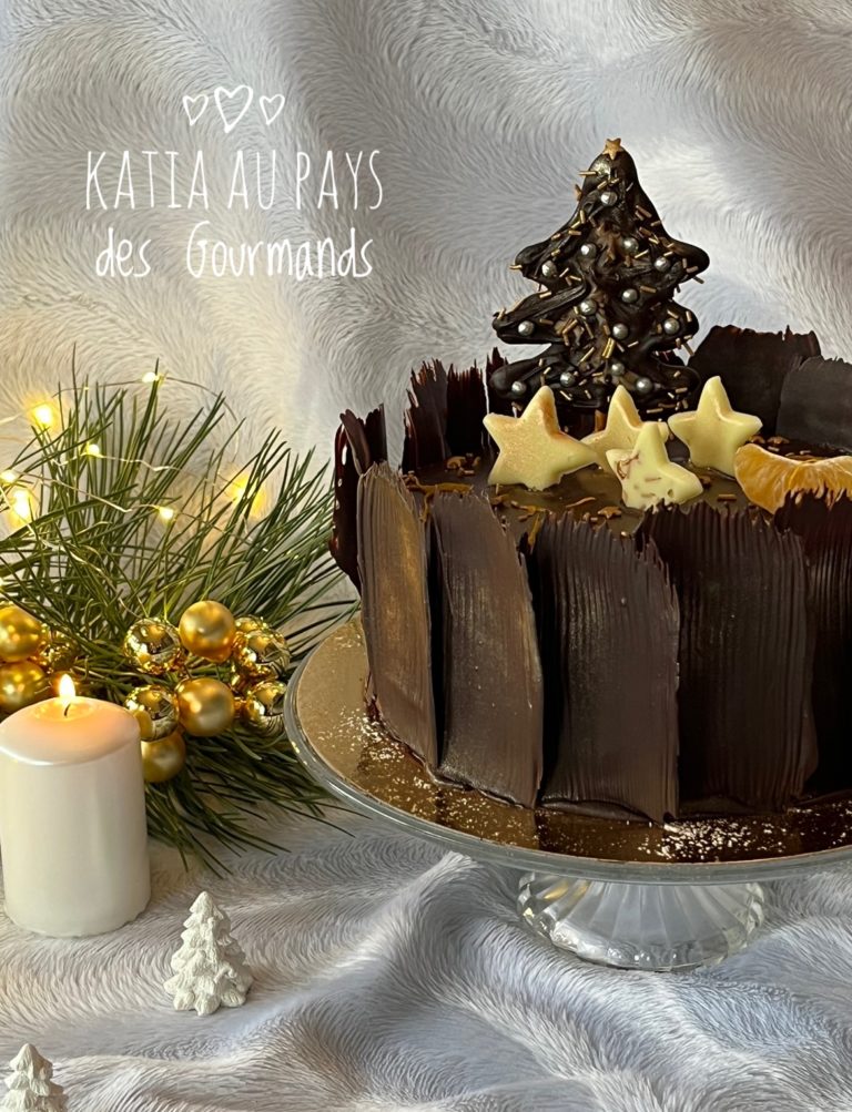 Layer Cake choco/clémentine - Katia au Pays des Gourmands
