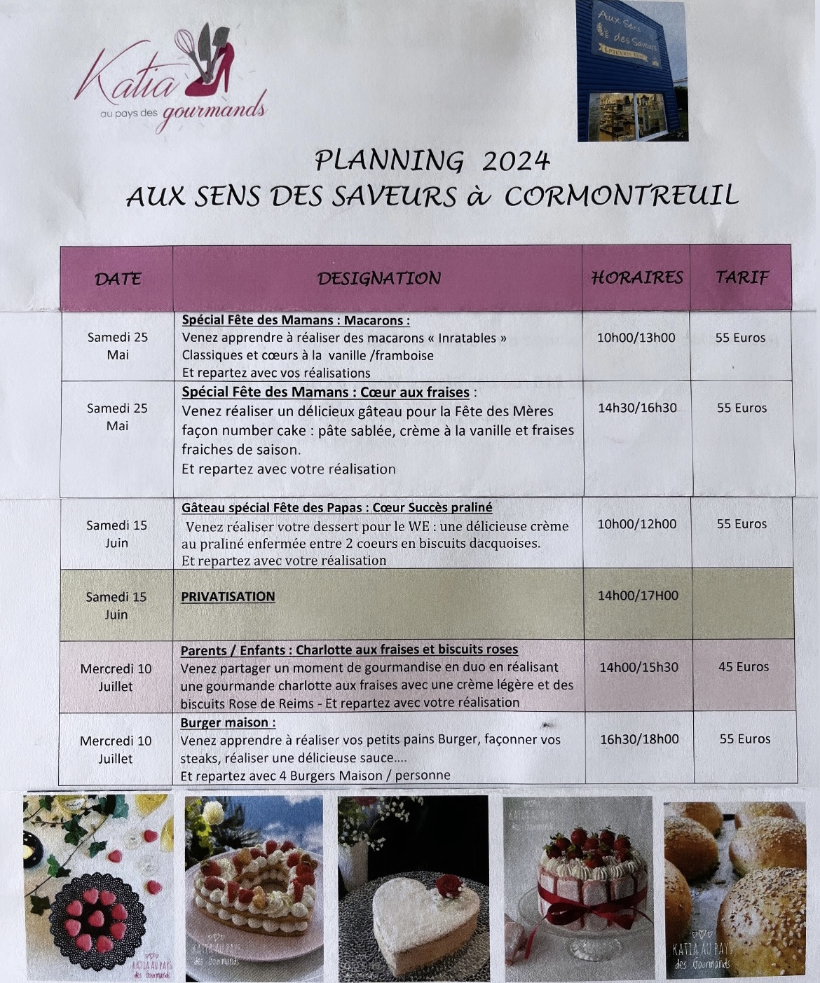 L' ATELIER - Katia au Pays des Gourmands